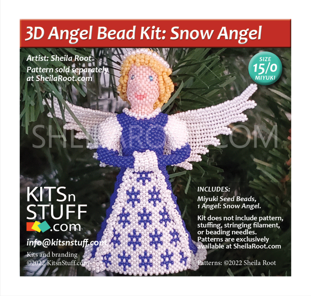 Angels:Snow Angel15/0 Bead Kit – KitsnStuff.com