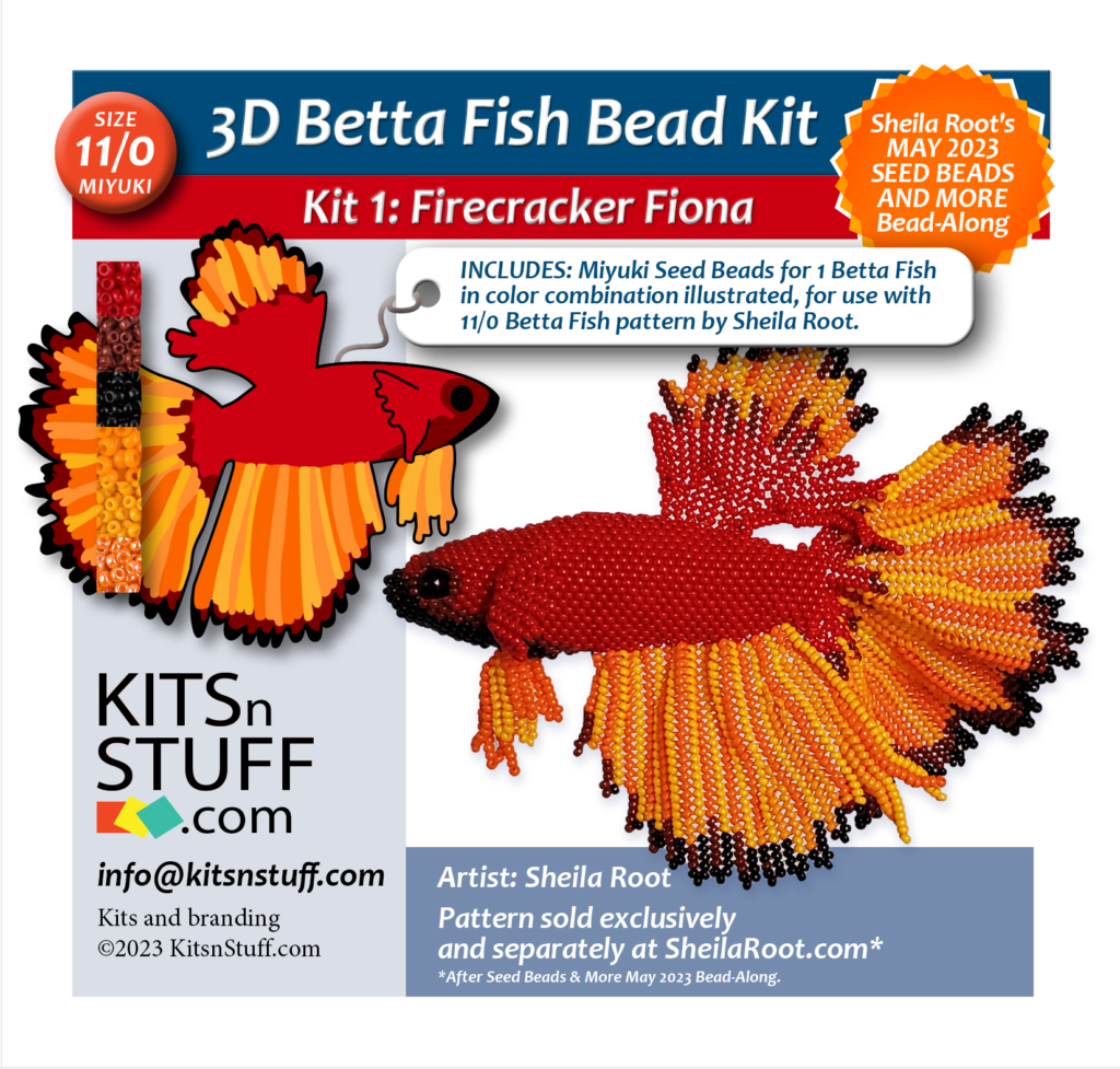 Betta FishFirecracker Fiona11/0 Bead Kit – KitsnStuff.com