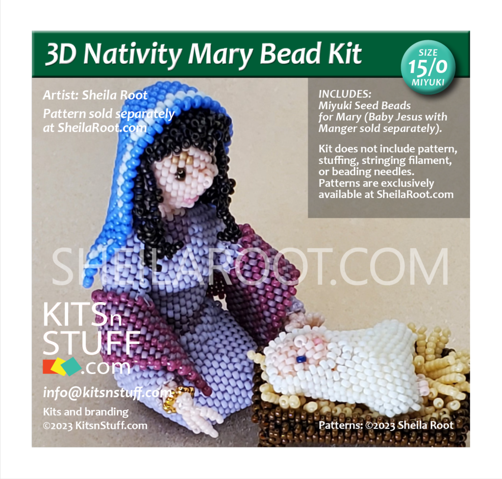 NativityMary15/0 Bead Kit – KitsnStuff.com