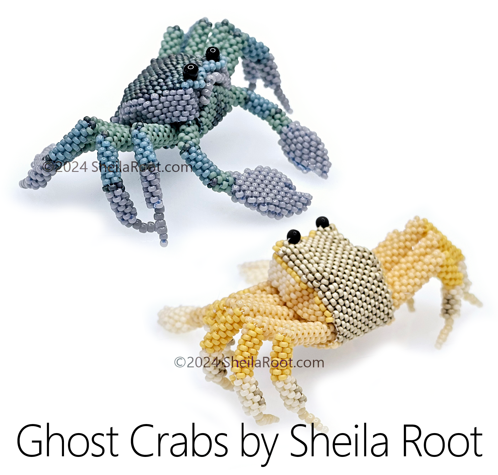 Ghost CrabsSize 15/0Bead Kits – KitsnStuff.com